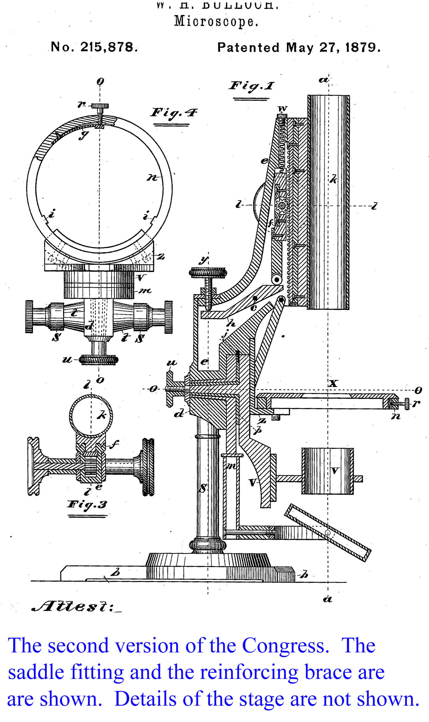 Second form of Congress microscope